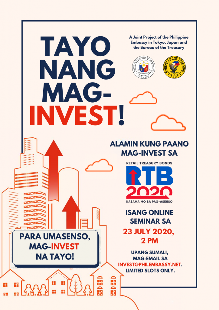 Webinar on Retail Treasury Bonds (RTBs) | Philippine Embassy – Tokyo, Japan