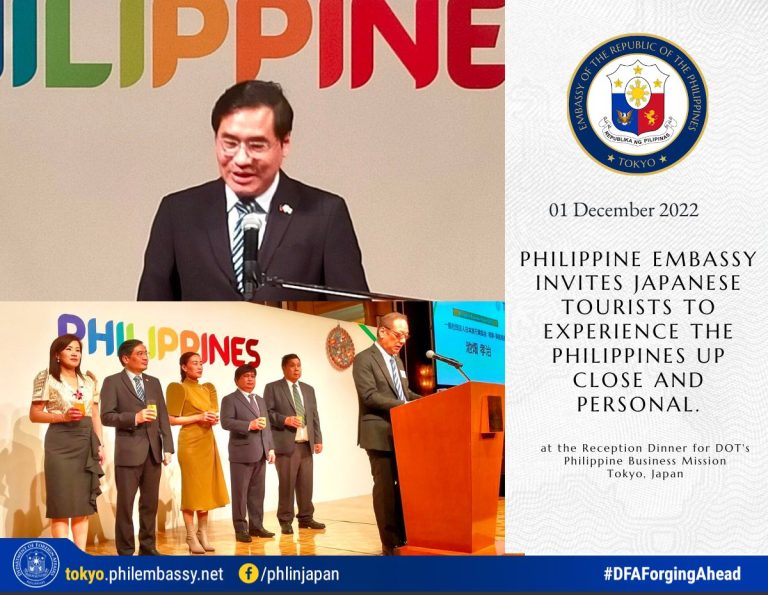 Philippine Embassy Invites Japanese Tourists To Experience The ...