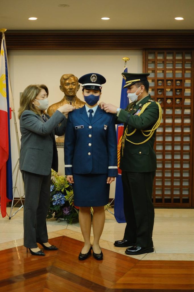 Ambassador Garcia-Albano Leads the Donning of Ranks and Administers the ...