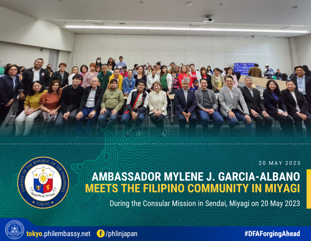 Philippine Embassy in Tokyo, Japan Conducts Consular Mission in Sendai ...