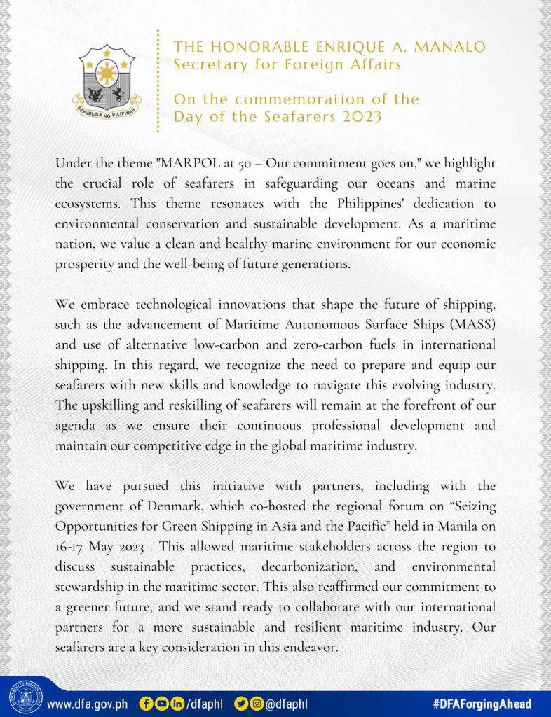 The Philippine Embassy in Japan Joins the Nation in Celebrating The ...