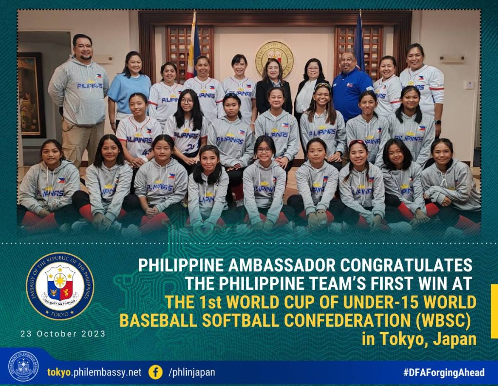 Philippine Ambassador Congratulates The Philippine Team’s First Win at ...