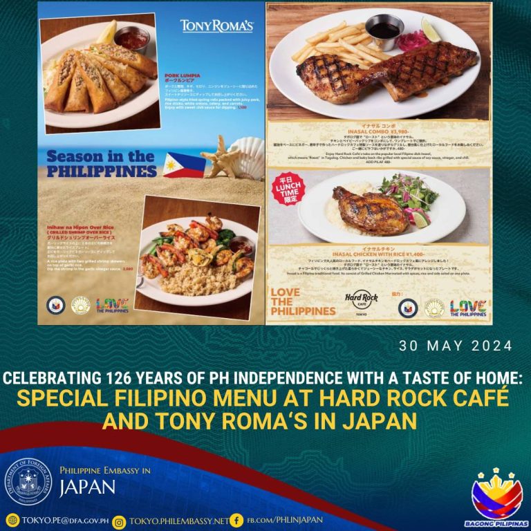 Celebrating 126 Years of Philippine Independence With a Taste of Home ...