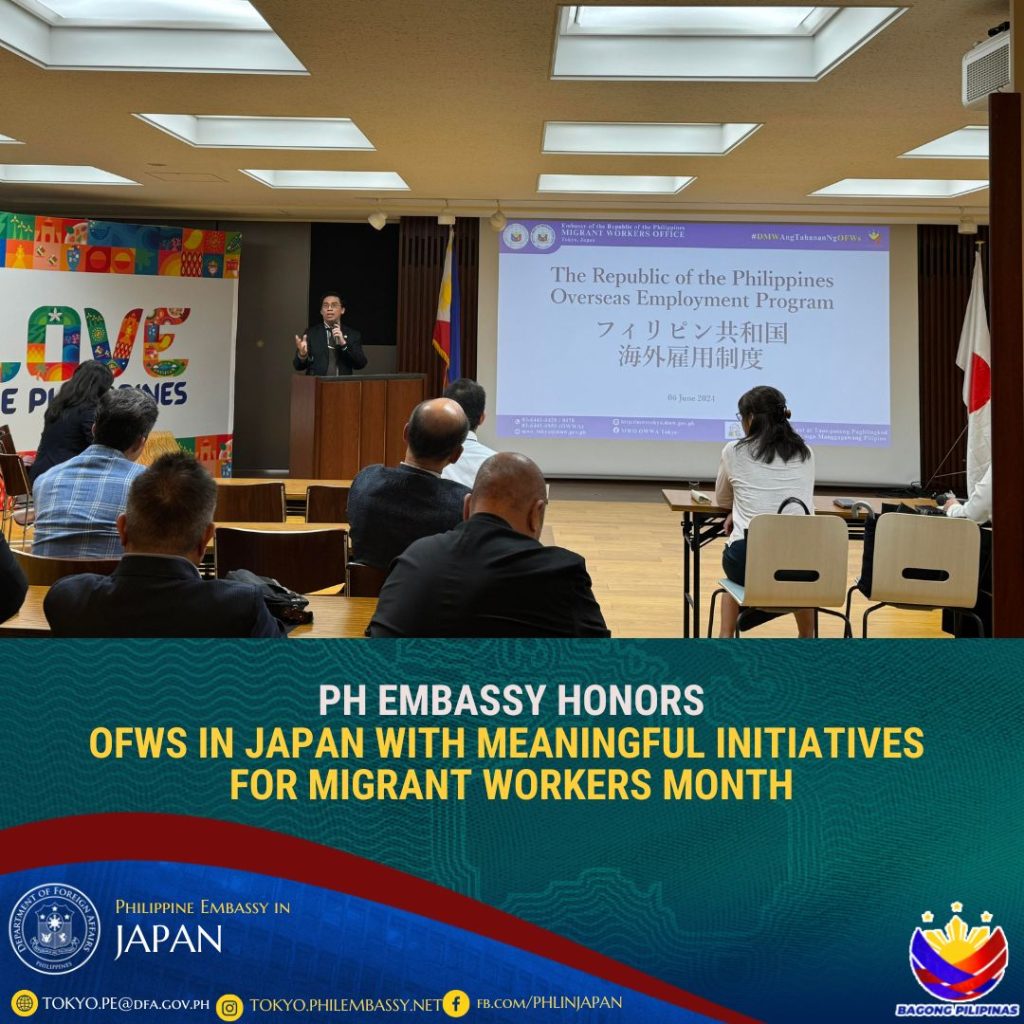 Philippine Embassy Honors OFWs in Japan with Meaningful Initiatives for ...
