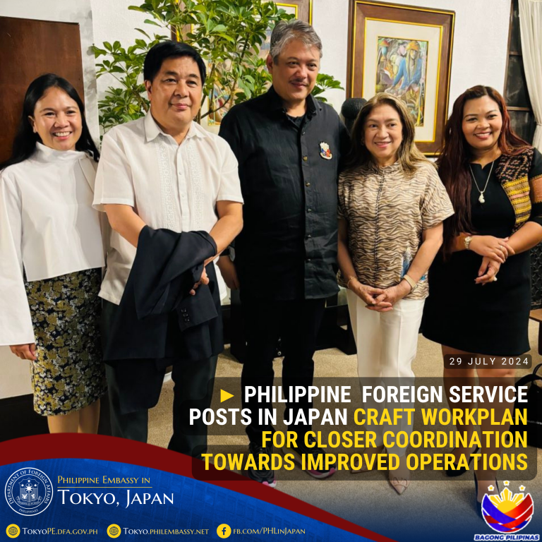 Philippine Foreign Service Posts in Japan Hold Coordination Meeting ...