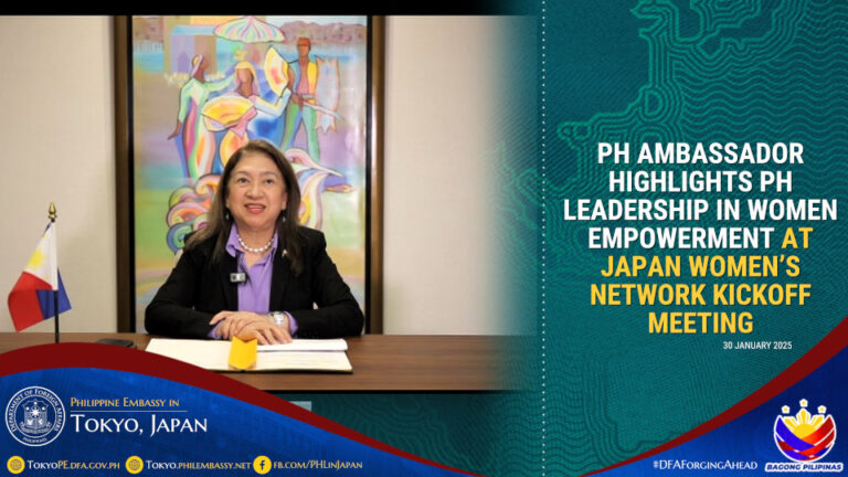 Philippine Ambassador Highlights Philippines’ Leadership in Women ...