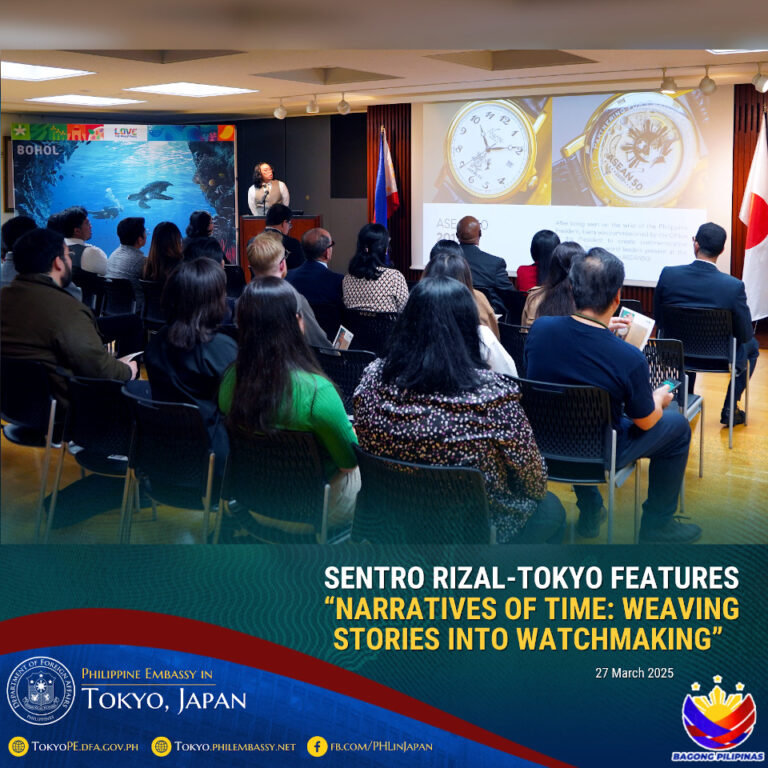 Sentro Rizal-Tokyo Features “Narratives of Time: Weaving Stories Into ...