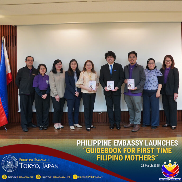 Philippine Embassy Launches “Guidebook For First Time Filipino Mothers ...