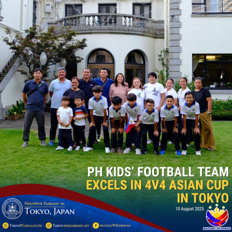 PH Kid’s Football Team Excels in 4v4 Asian Cup in Tokyo | Philippine ...