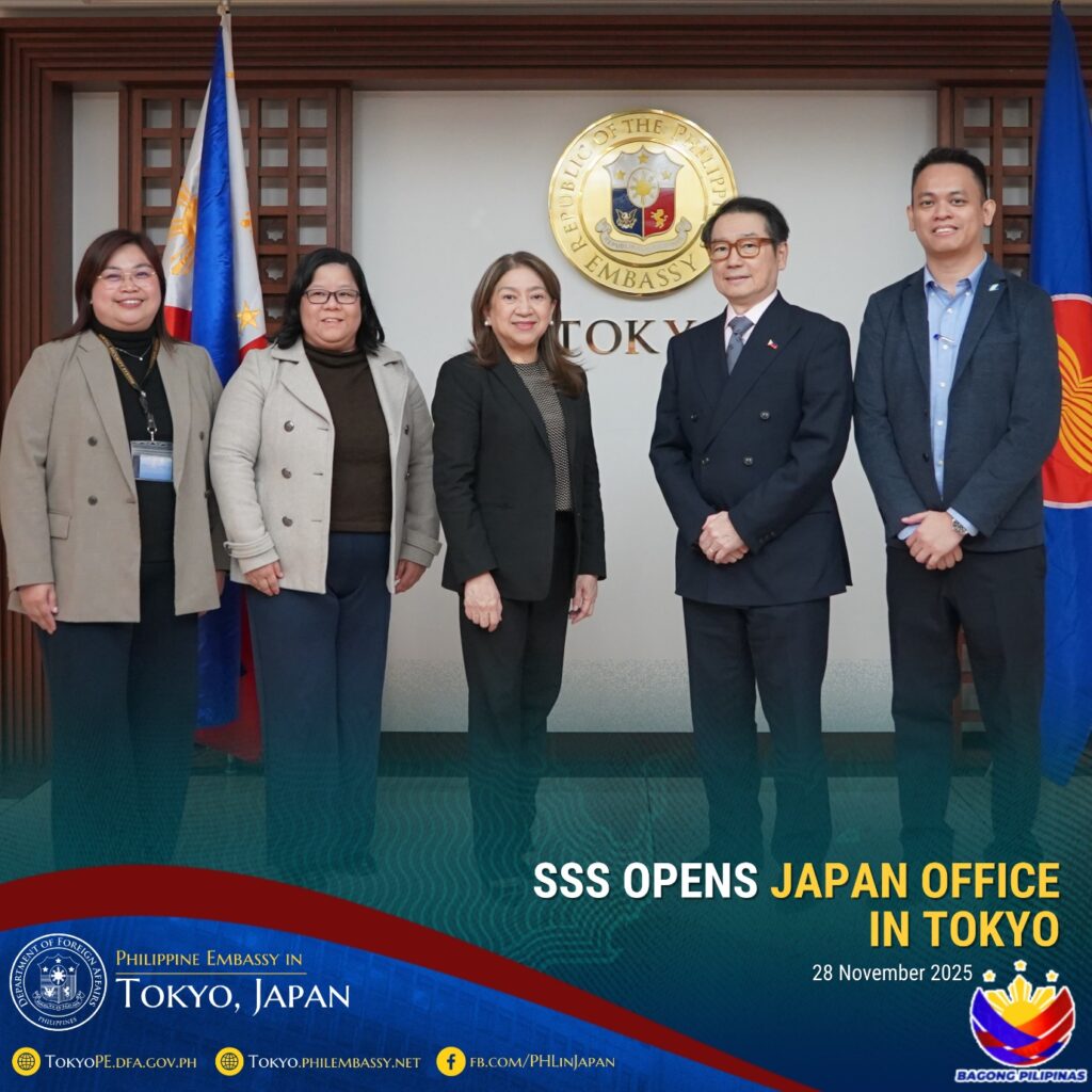 SSS(社会保障機構)日本事務所、東京に開設 | Philippine Embassy – Tokyo, Japan