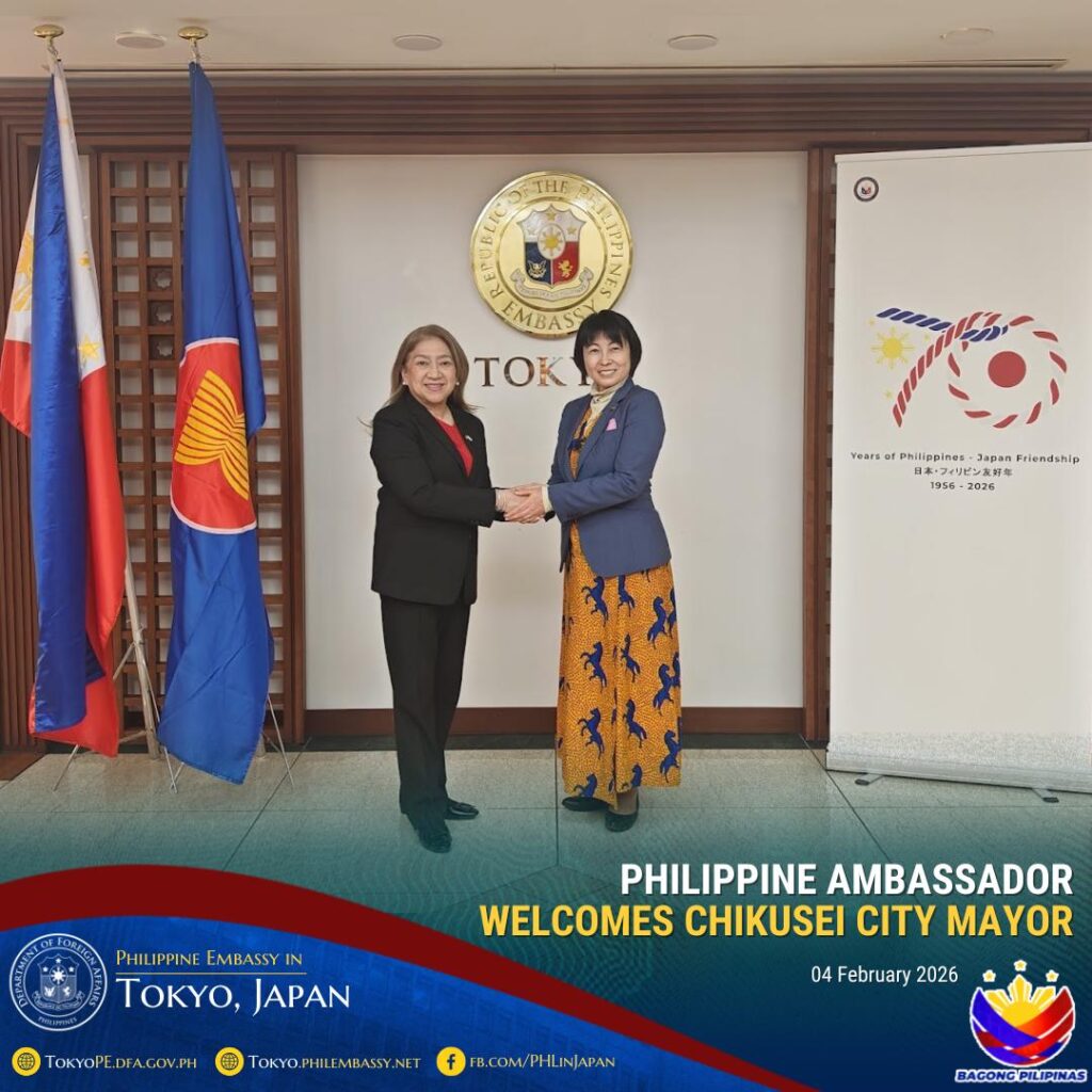 Philippine Ambassador Welcomes Chikusei City Mayor | Philippine Embassy ...